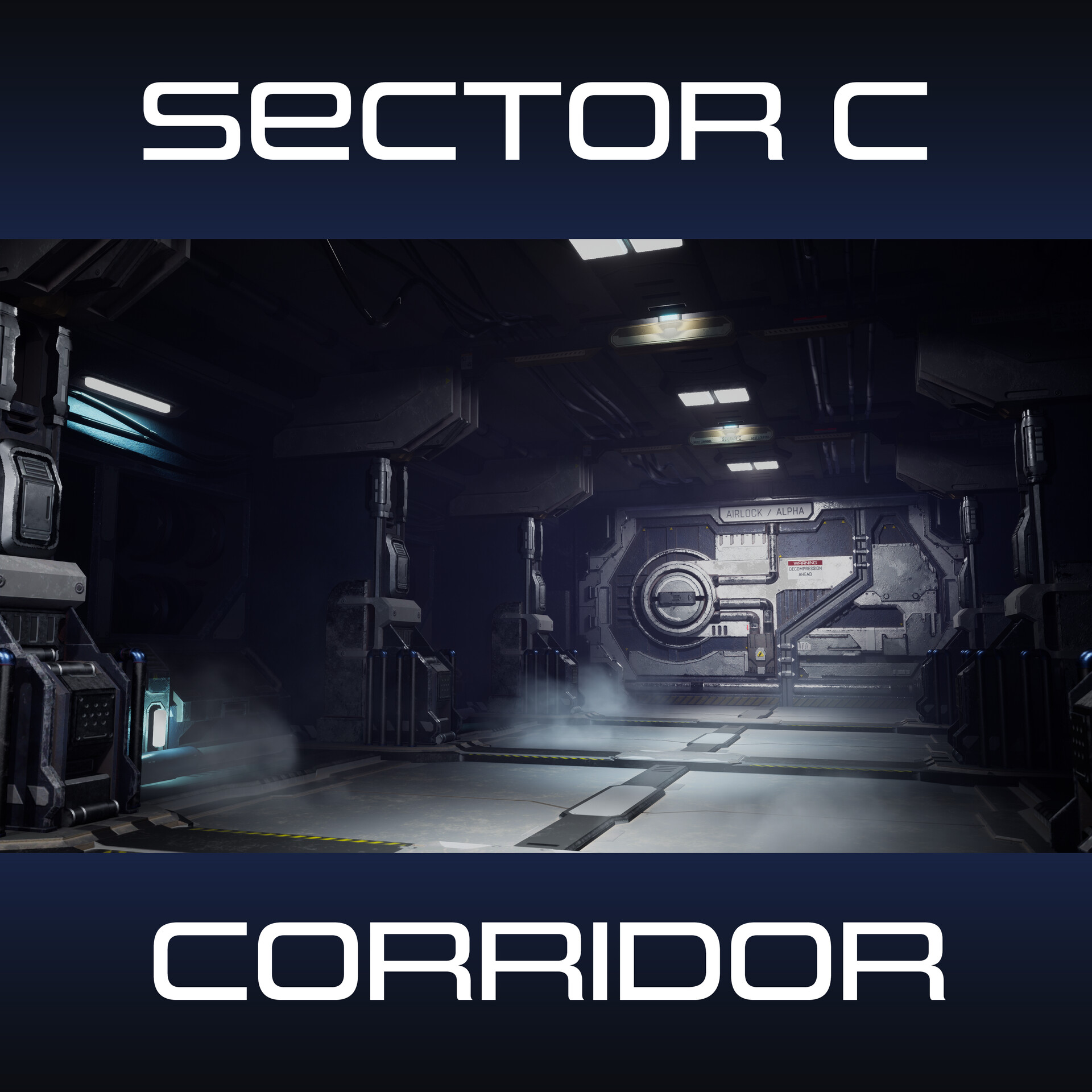 ArtStation - Environment - Sector C Corridor