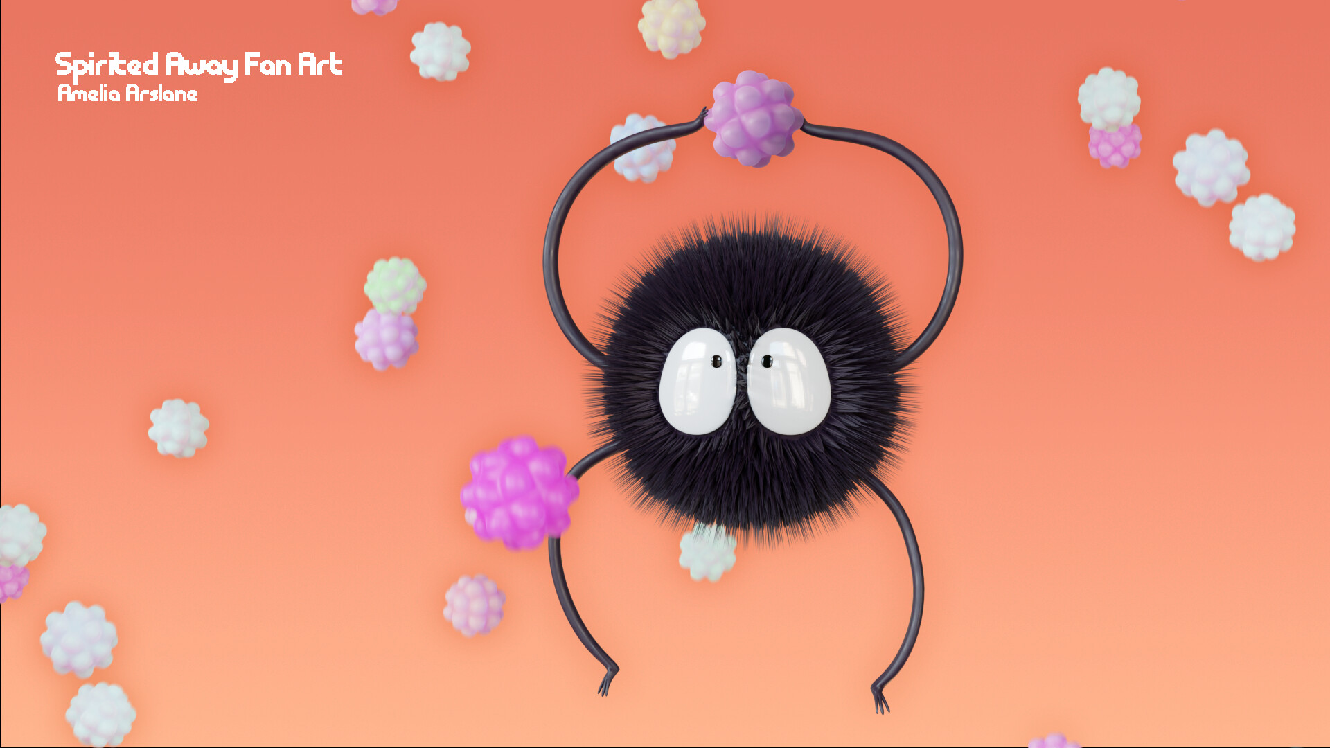 ArtStation - Susuwatari - Spirited Away Fan Art