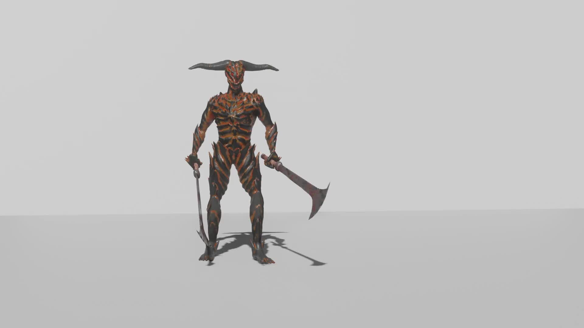 ArtStation - Double Sword Attack Animation