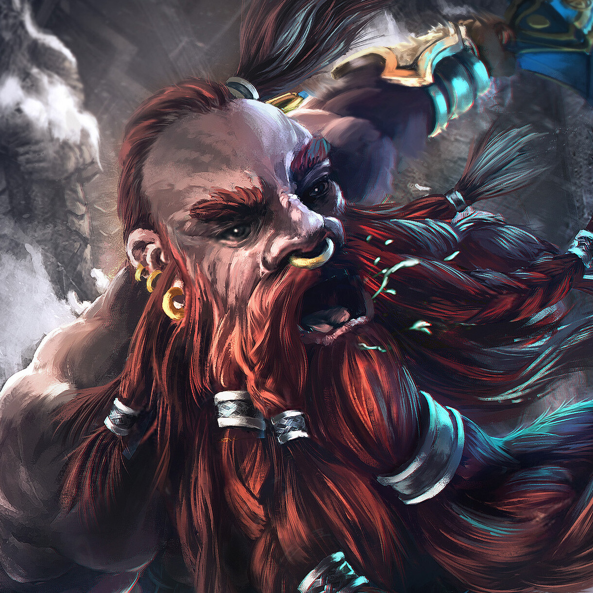 ArtStation - Dolgan, holder of Tholin, Chaos Wars - MtG Training