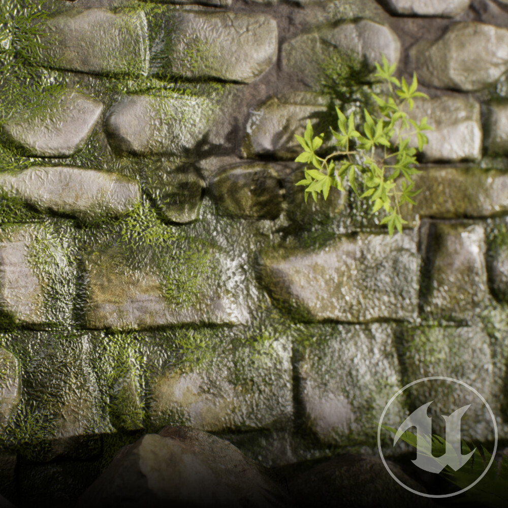 ArtStation - Stone wall