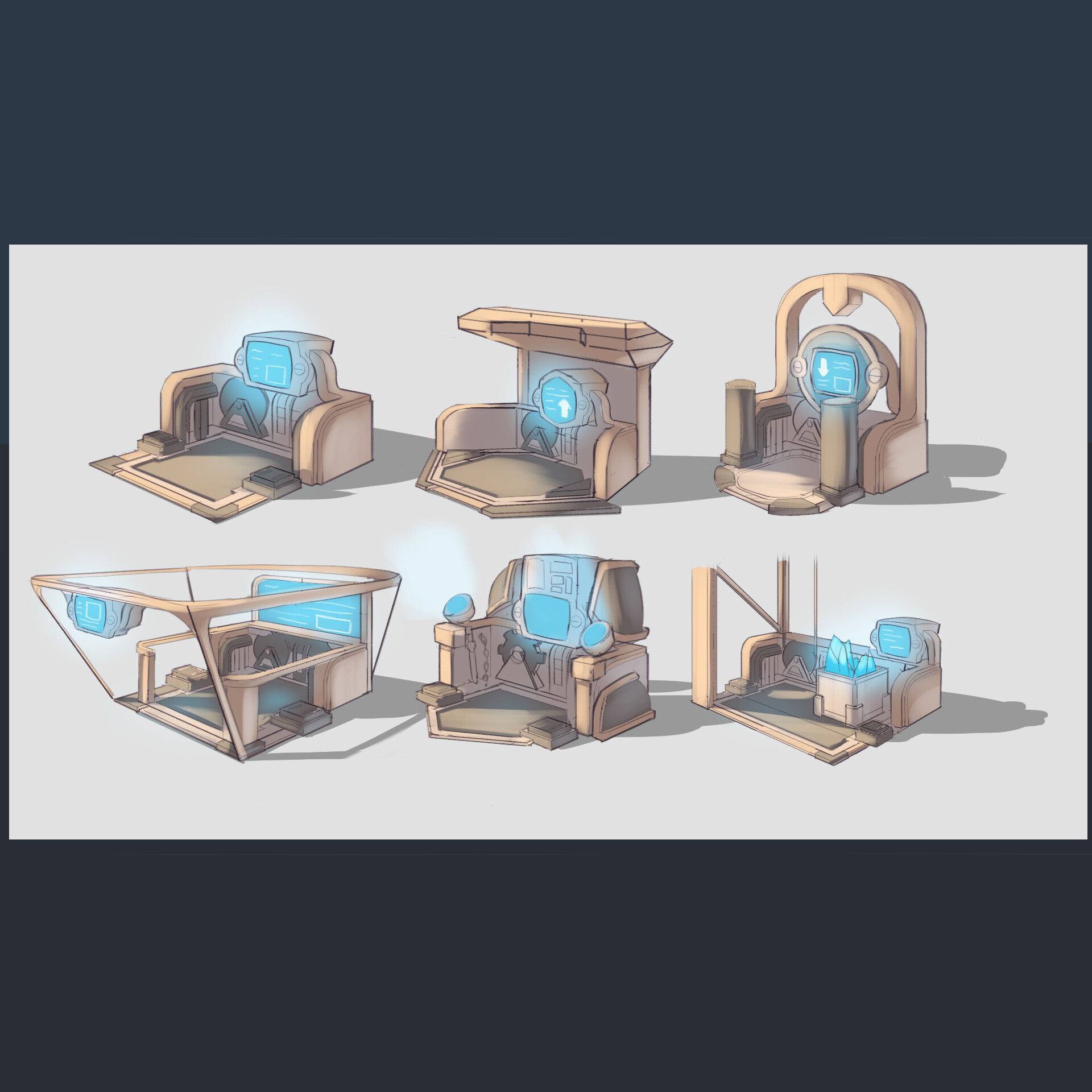 ArtStation - Spiral Knights - Elevator Redesign