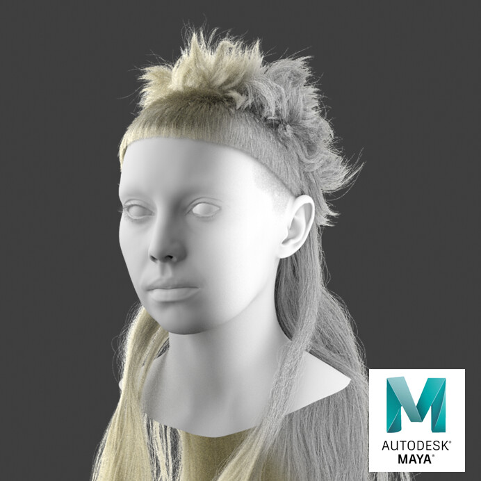 ArtStation - Yolandi Hairstyle