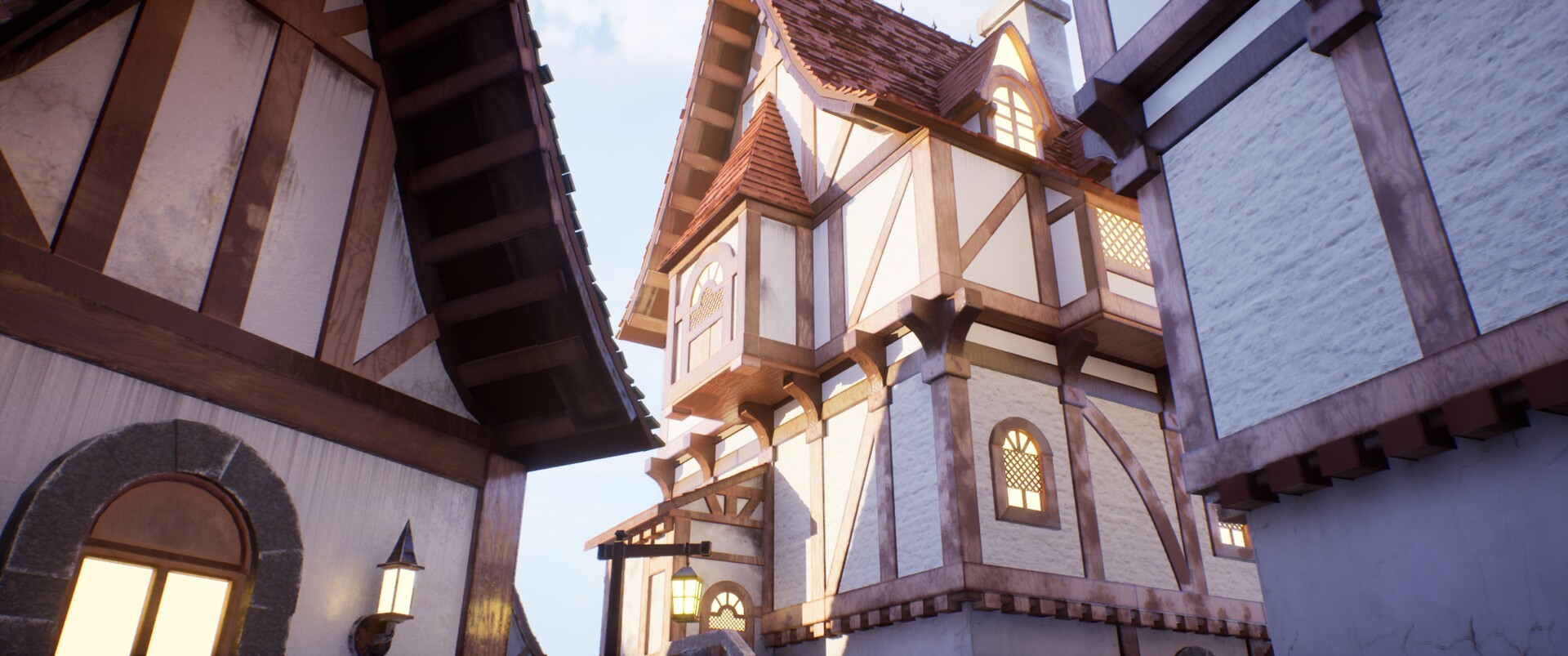 ArtStation - Modular Medieval Village