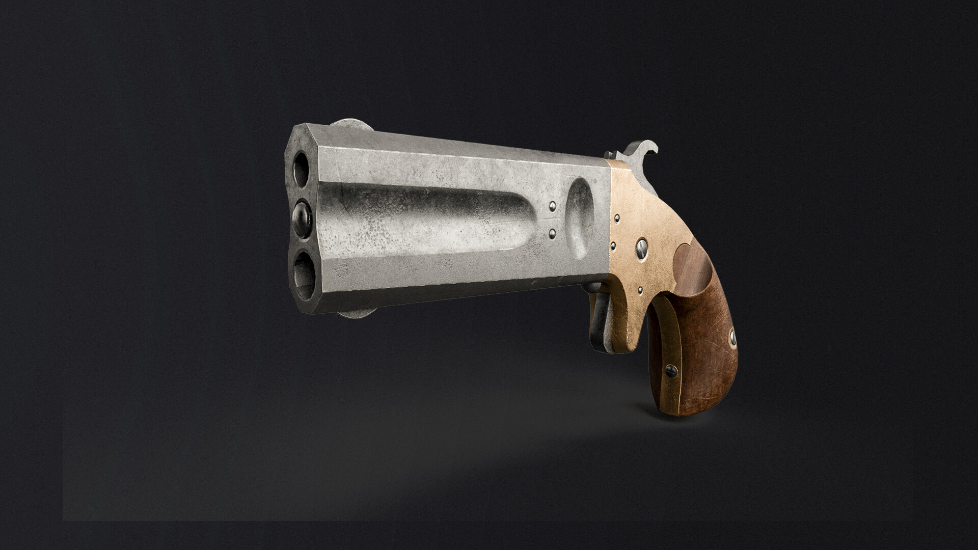 ArtStation - American Arms Double Barrel Derringer