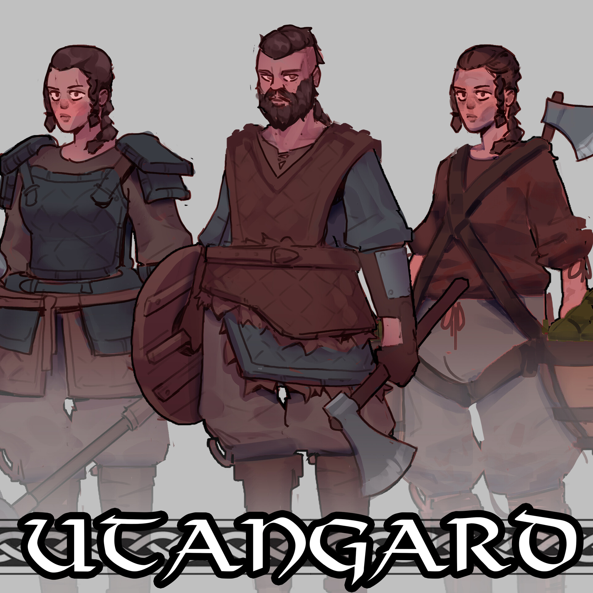 ArtStation - Villager NPC designs - UTANGARD