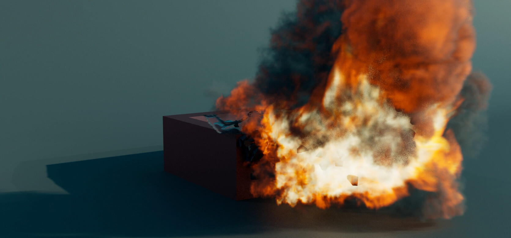 ArtStation - Pyro and rigidbody sim