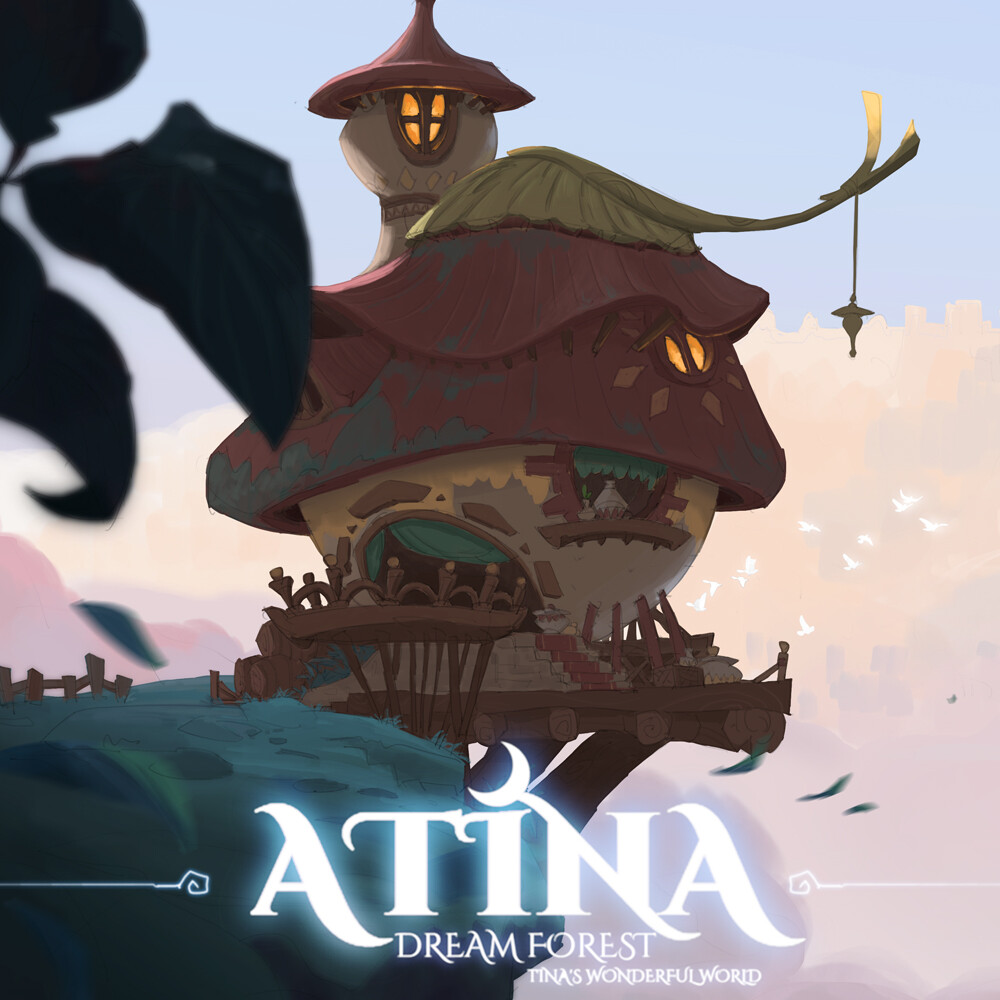 ArtStation - 《阿提娜》系列插图 ATINA-JUNGLE -Run far away