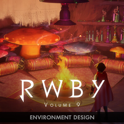 ArtStation - RWBY 9: Mushroom House Interior Concept Art