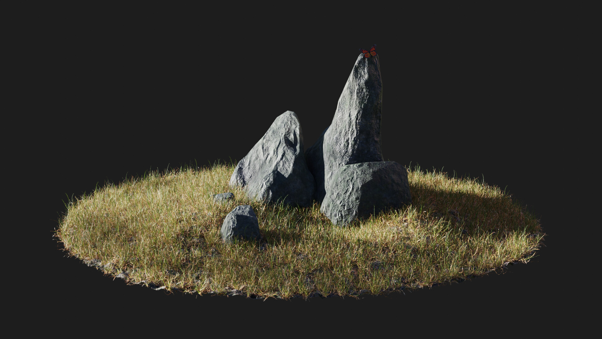 ArtStation - Rock - gameready asset