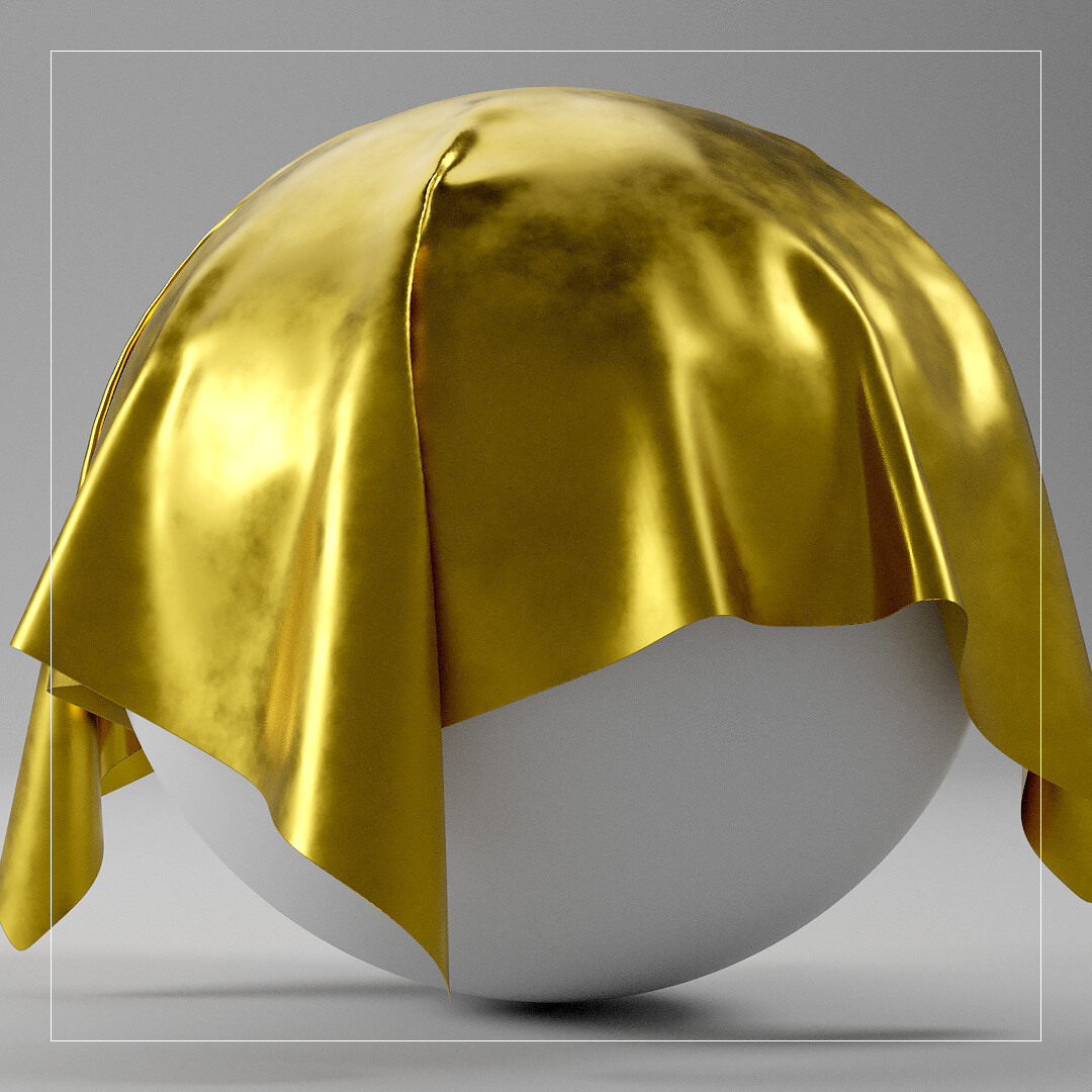 ArtStation - PROCEDURAL GOLD LAMÉ FABRIC MATERIAL FOR BLENDER
