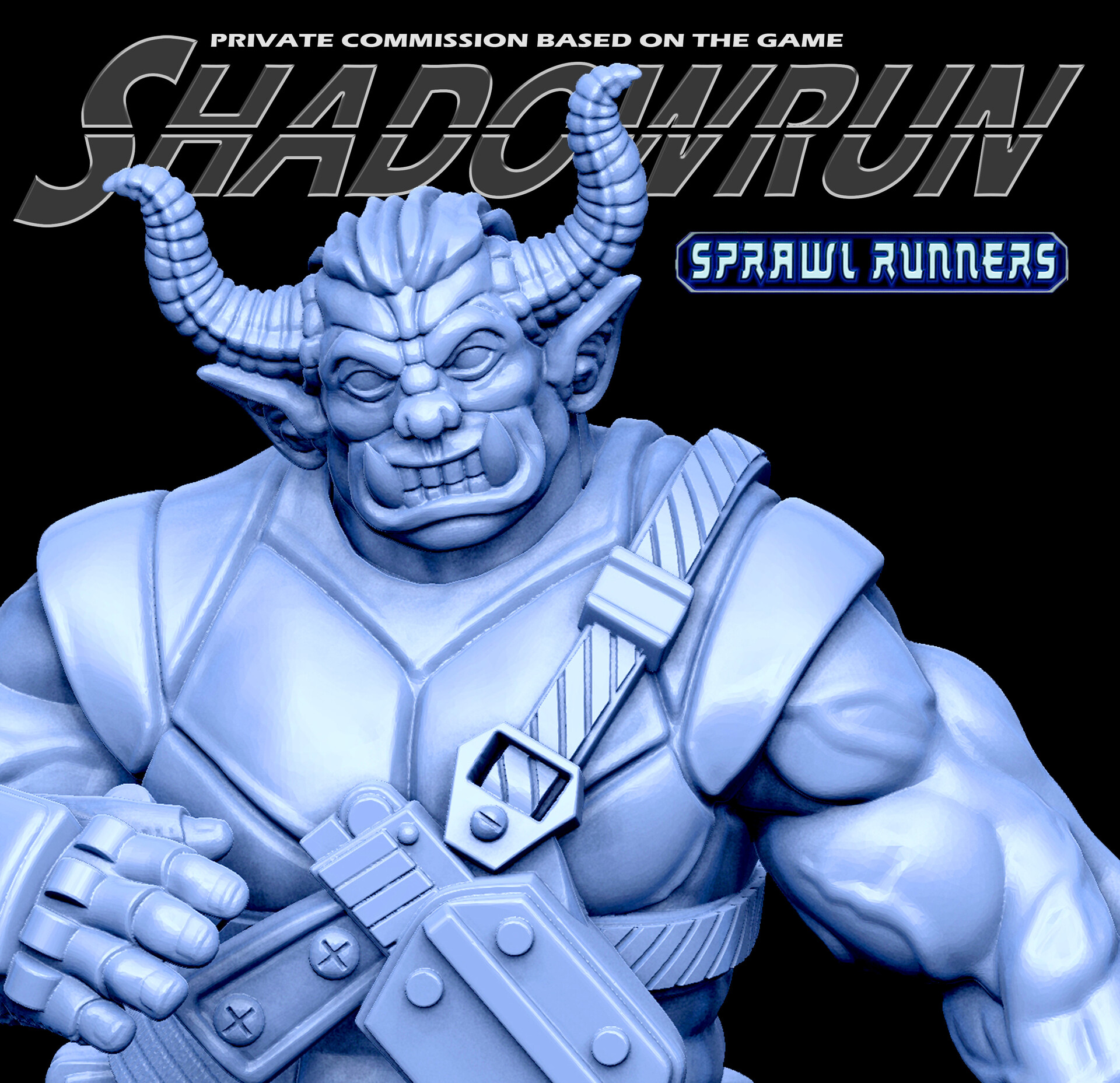 ArtStation - Miniatures inspired by the game SHADOWRUN