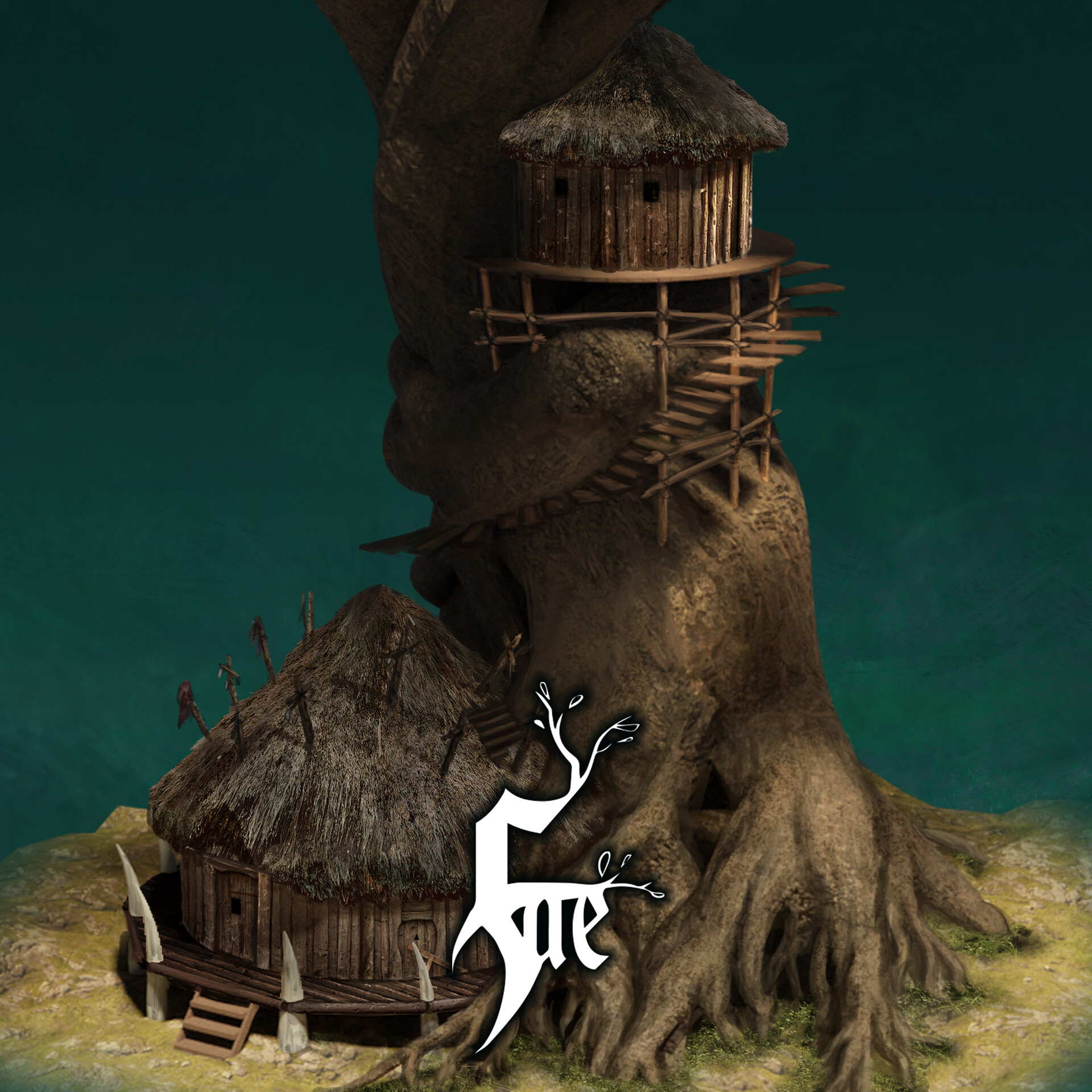 ArtStation - Tree Village