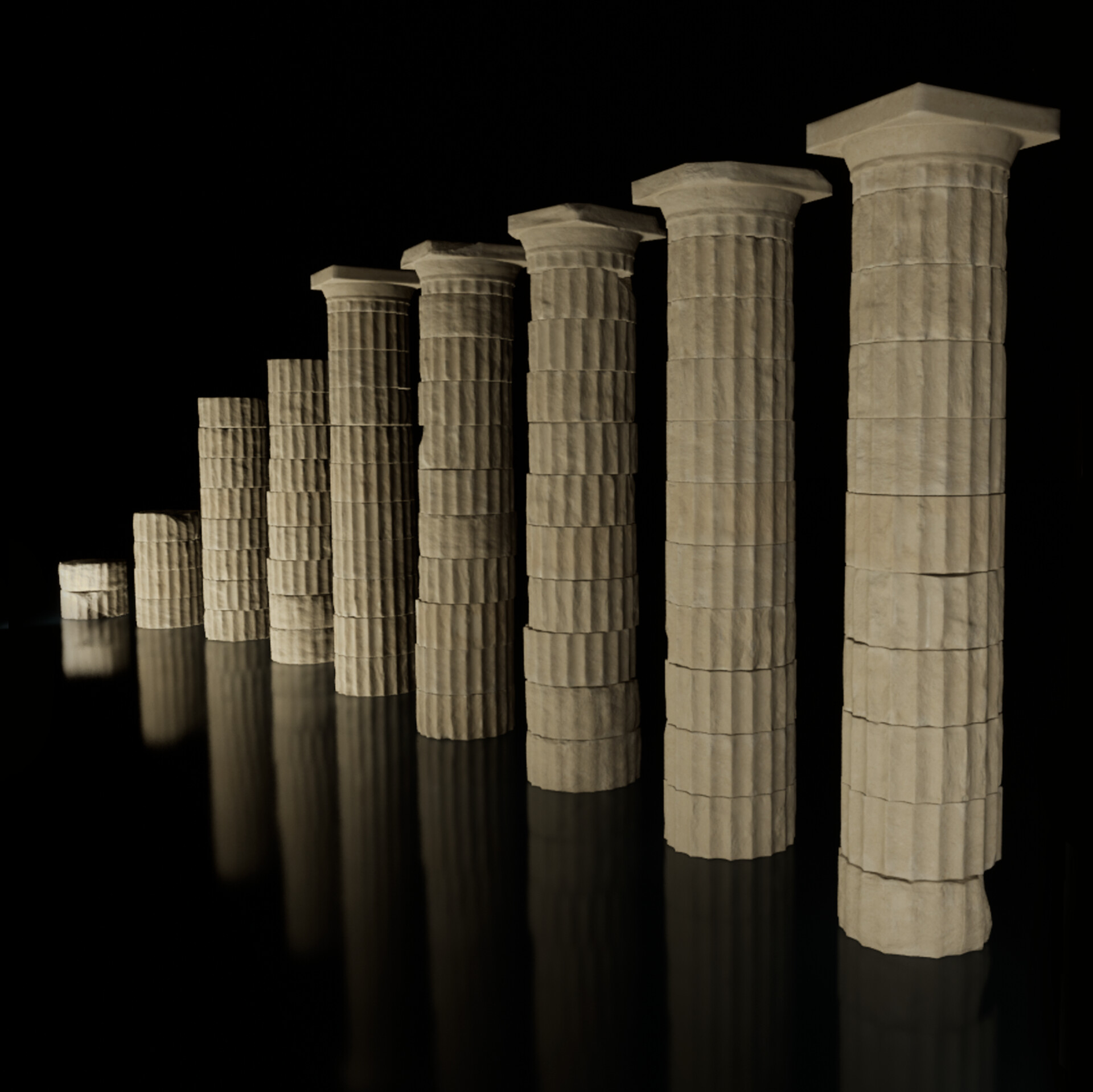 ArtStation - Doric Columns