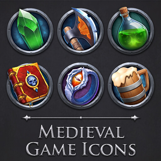 ArtStation - Medieval Game Icons