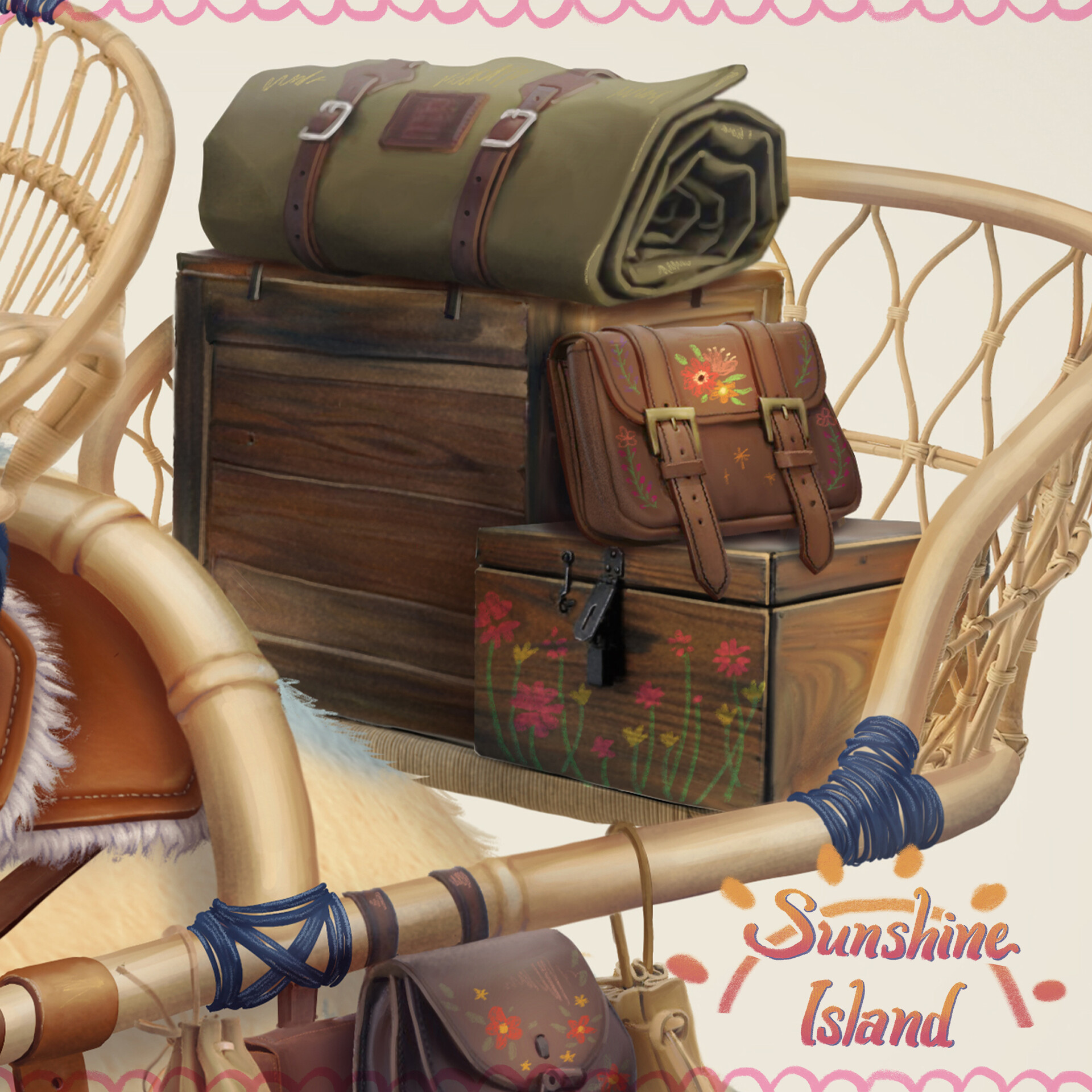 ArtStation - Sunshine Island Mechanical & Prop Design