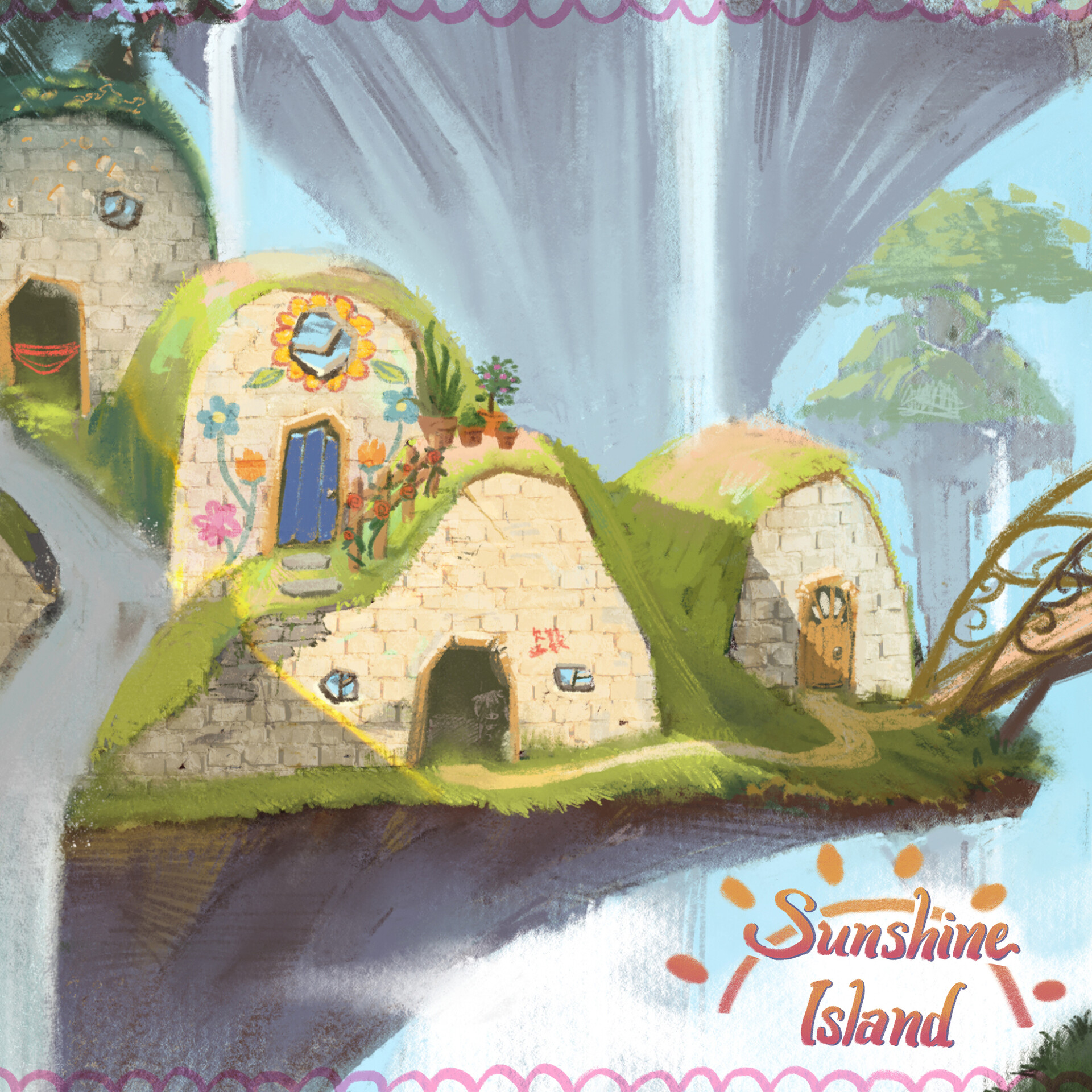 ArtStation - Sunshine Island Environment Design