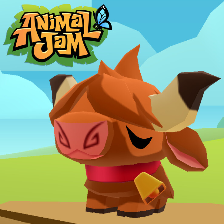 ArtStation - Animal Jam: Pet Highland Cow (Rig and Animation)