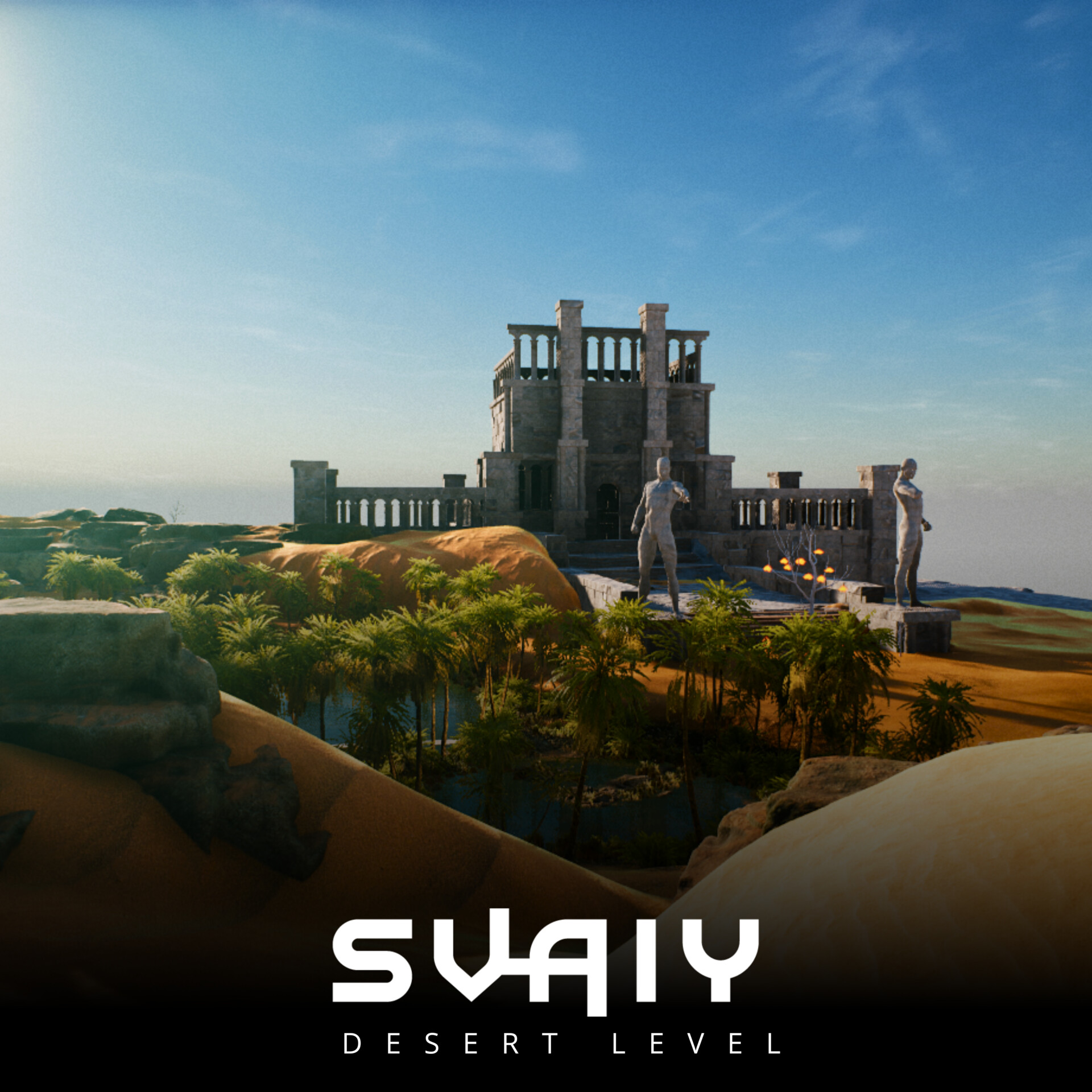 ArtStation - DESERT WALKTHROUGH - LEVEL DESIGN | 3D ENVIRONMENT