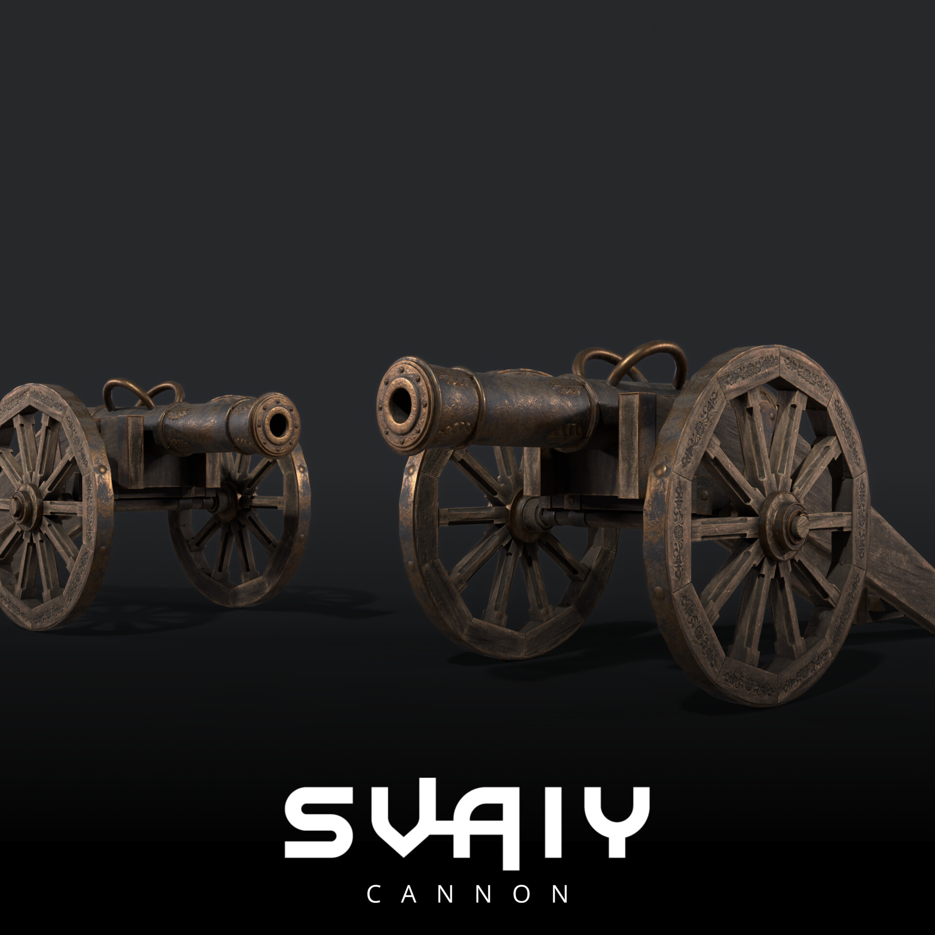 ArtStation - CANNON - 3D WEAPONS | ASSETS & ENVIRONMENT