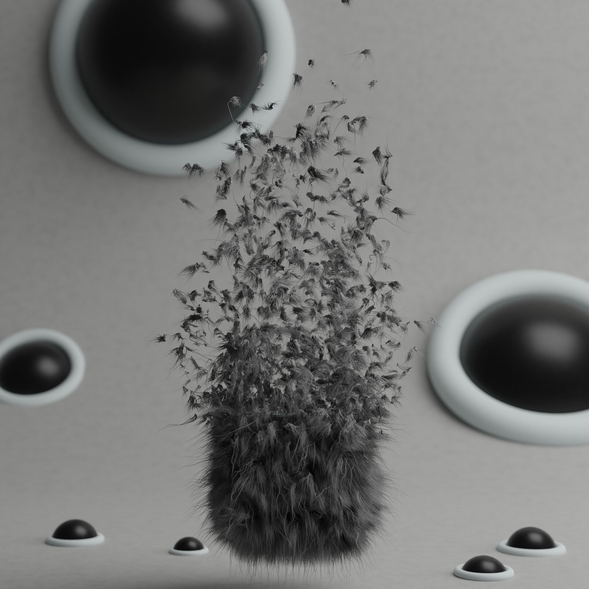 ArtStation - Hairy Cube - Hair Dynamics