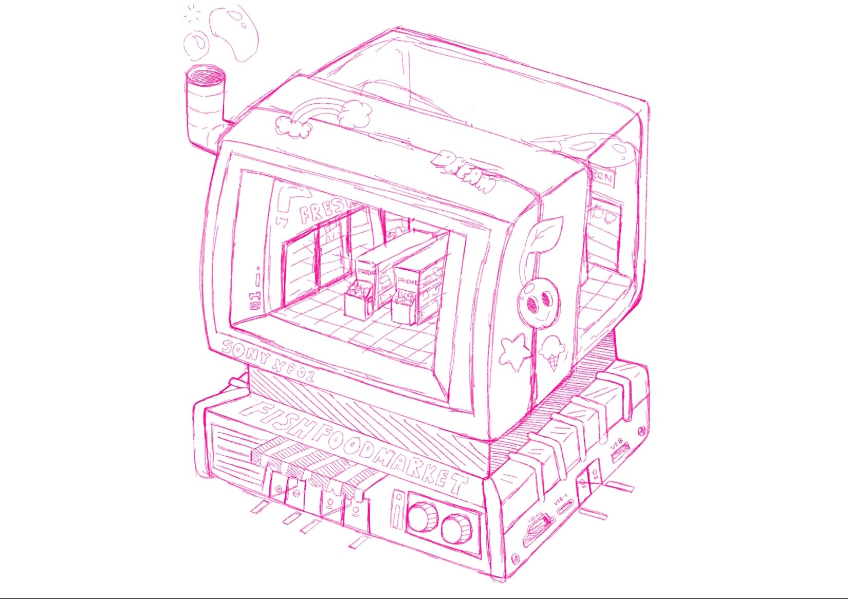 ArtStation - mini evironment animation