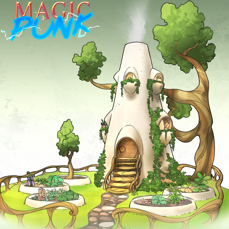 ArtStation - Environment Cutout: Lae'Ode Home - MagicPunk