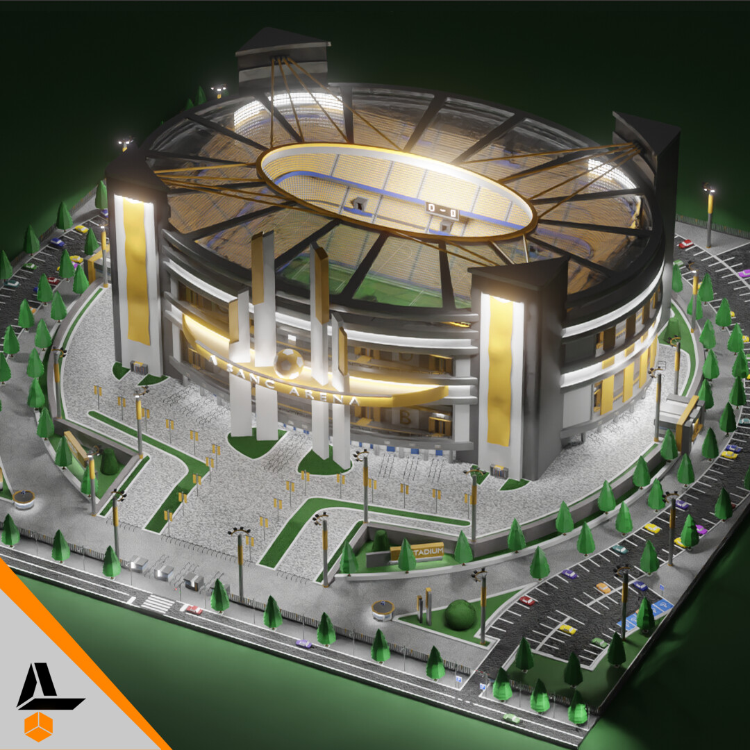 ArtStation - A Sanc Arena (Football stadium)