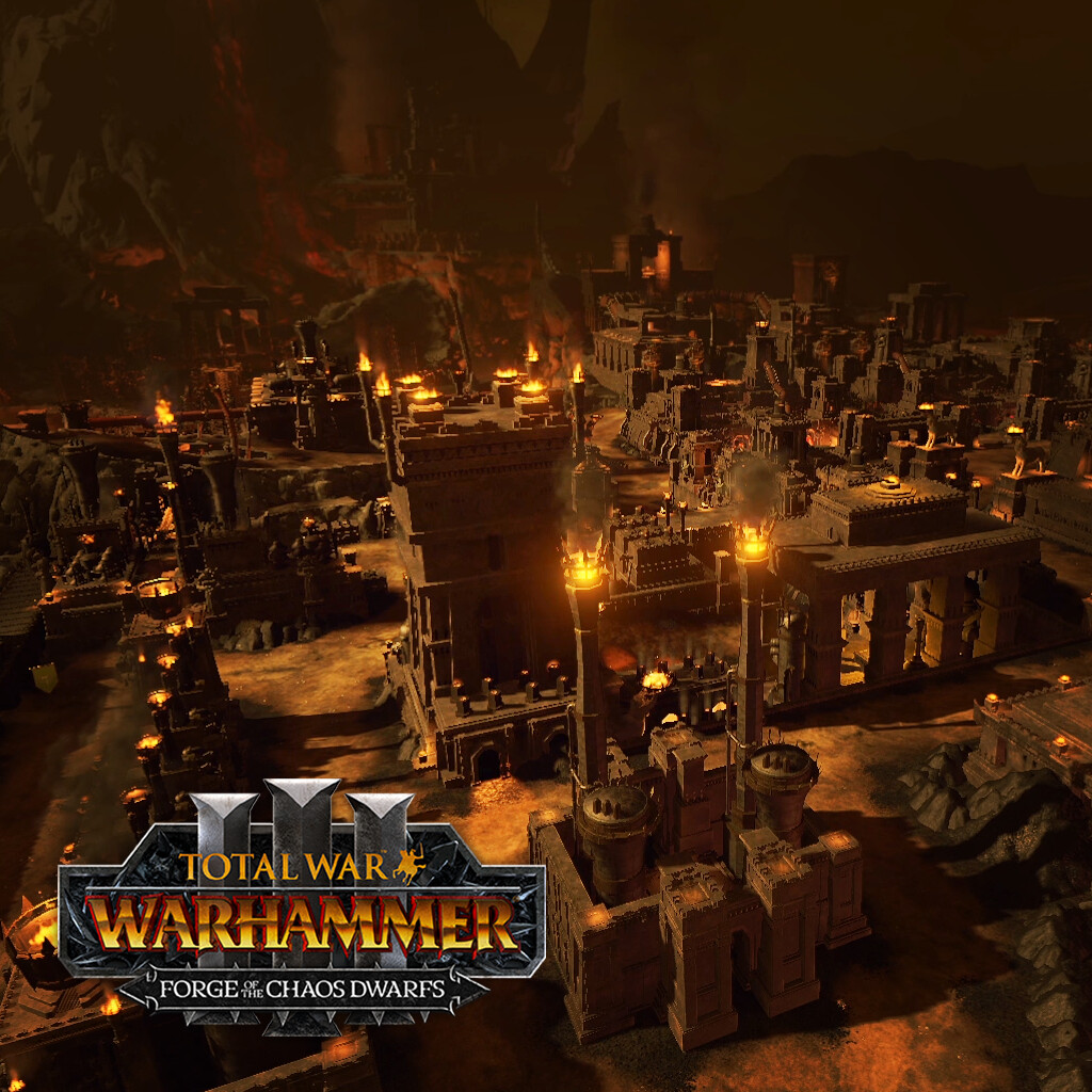 ArtStation - Chaos Dwarf Environment VFX | Total War - Warhammer III