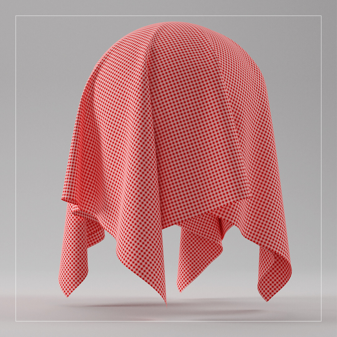 Blender Bite Size - PROCEDURAL GINGHAM FABRIC MATERIAL FOR BLENDER
