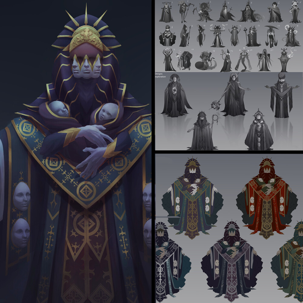 ArtStation - Game Boss Character Concept Art