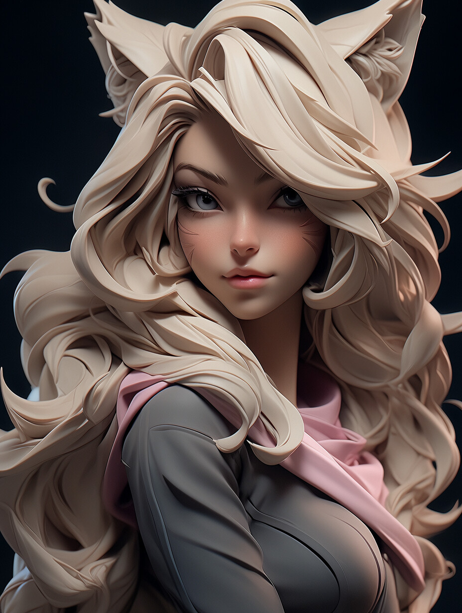 ArtStation - 3D character - Ahri Fan Art