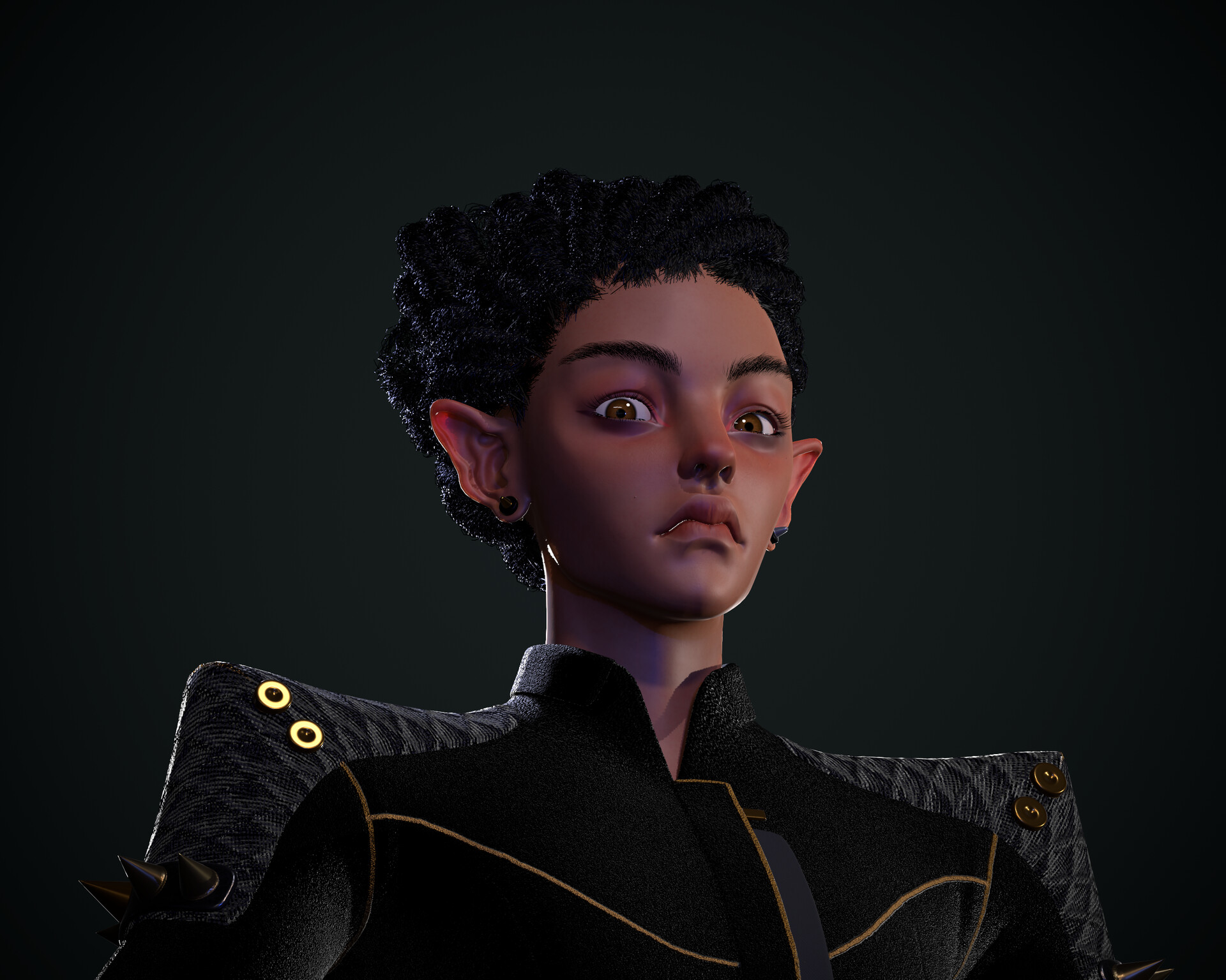 ArtStation - Locks first attempt