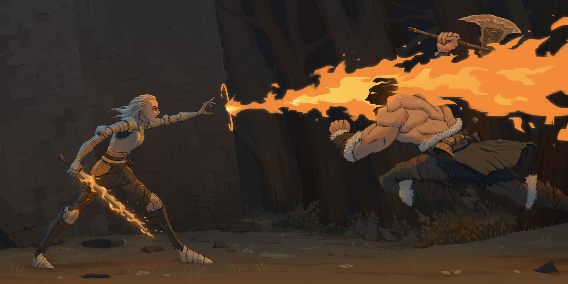 ArtStation - Elemental attacks