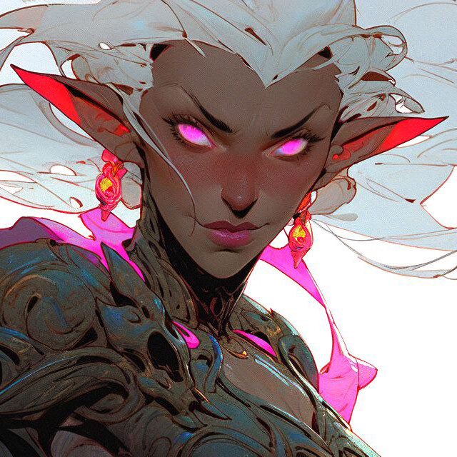 ArtStation - Anime Spectrum 08 Pointy ears and fluffy hair