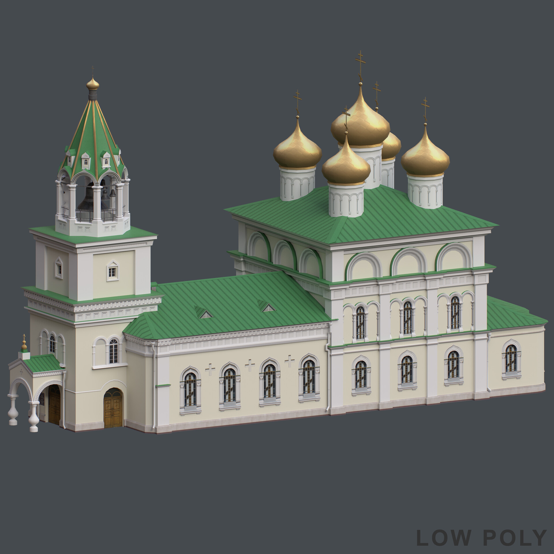 ArtStation - Church of the Nativity of John the Baptist *Low Poly