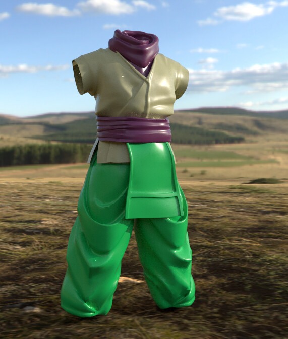 ArtStation - dragon balls npcs clothing