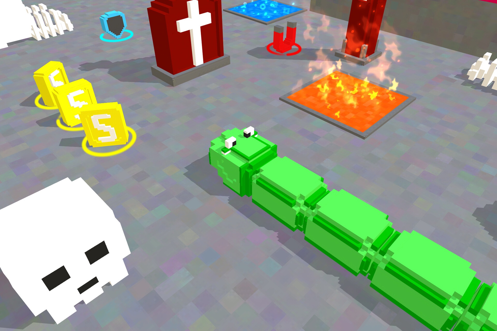 ArtStation - Unity Game Teamplate - Blocky Snake