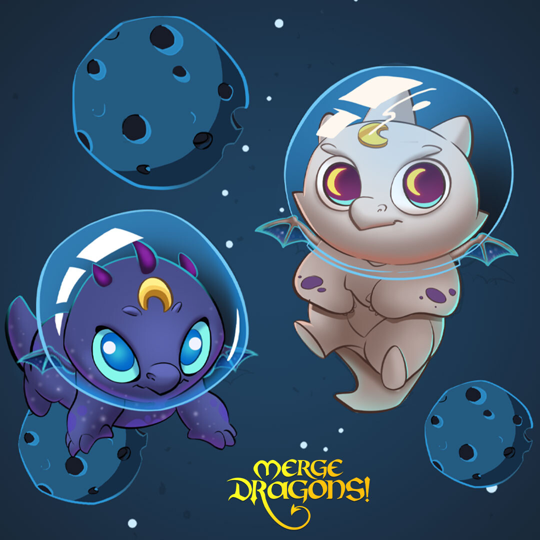 ArtStation - Moon_Dragon!