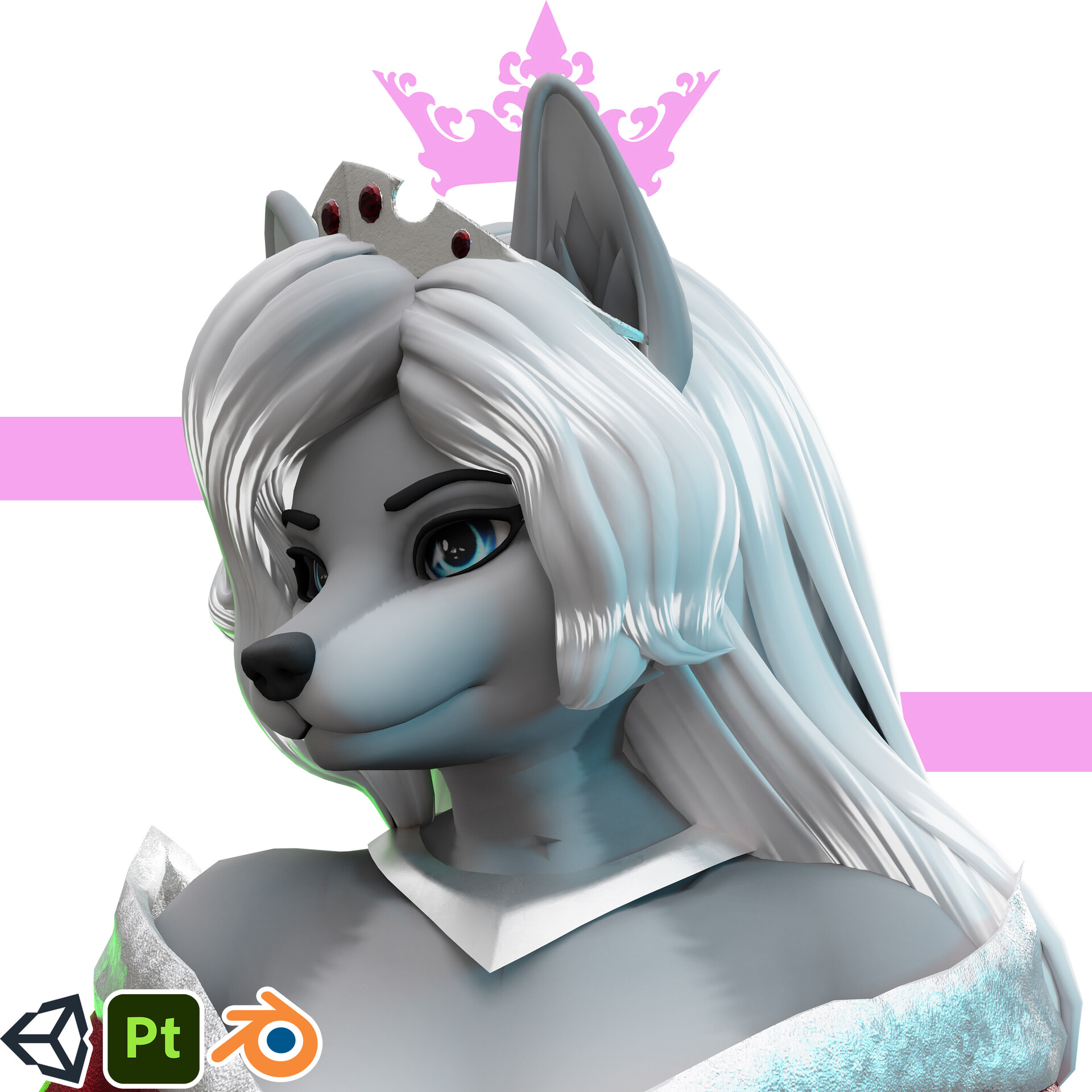 ArtStation - VRCHAT Princess dress