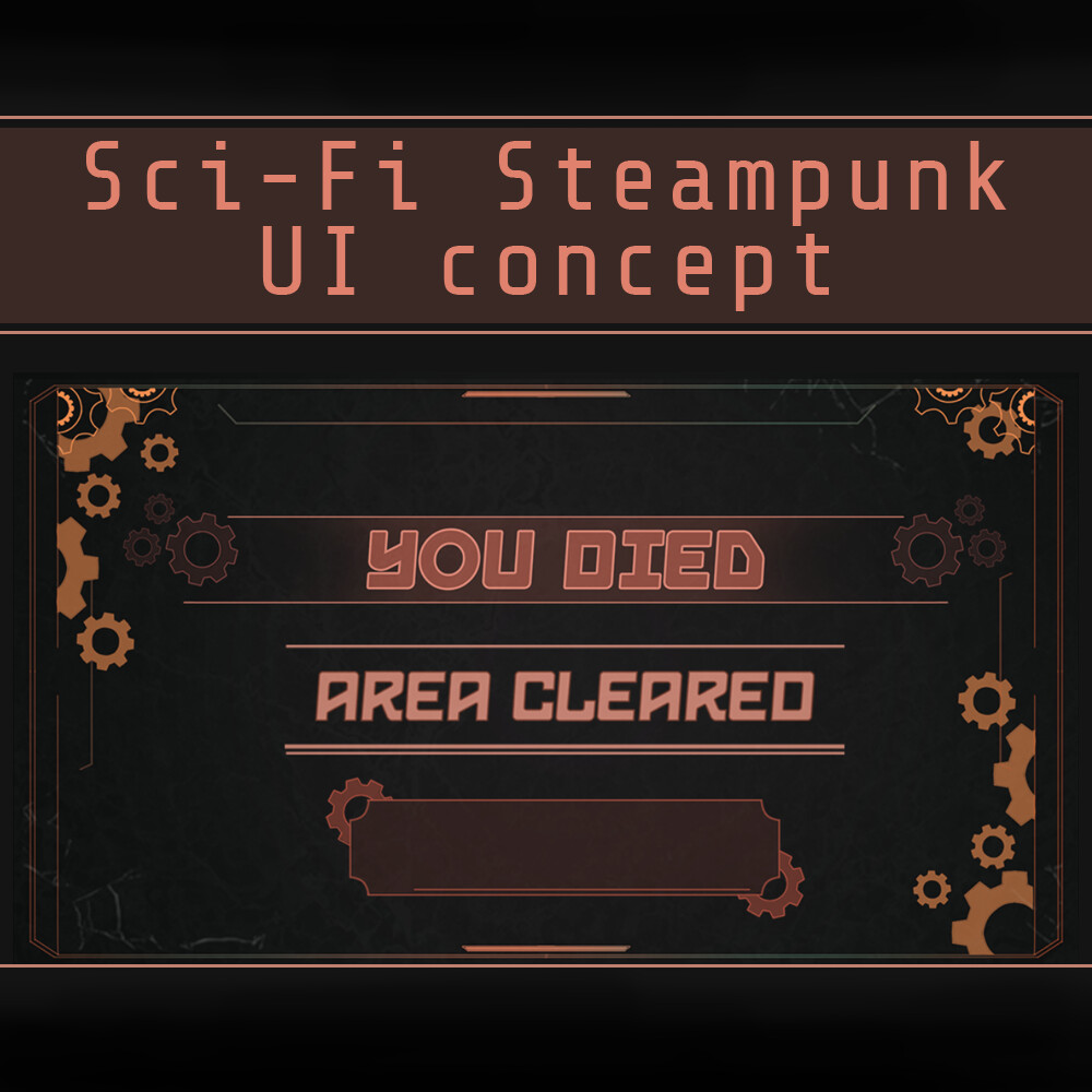 ArtStation - Sci-fi and Steampunk UI concept