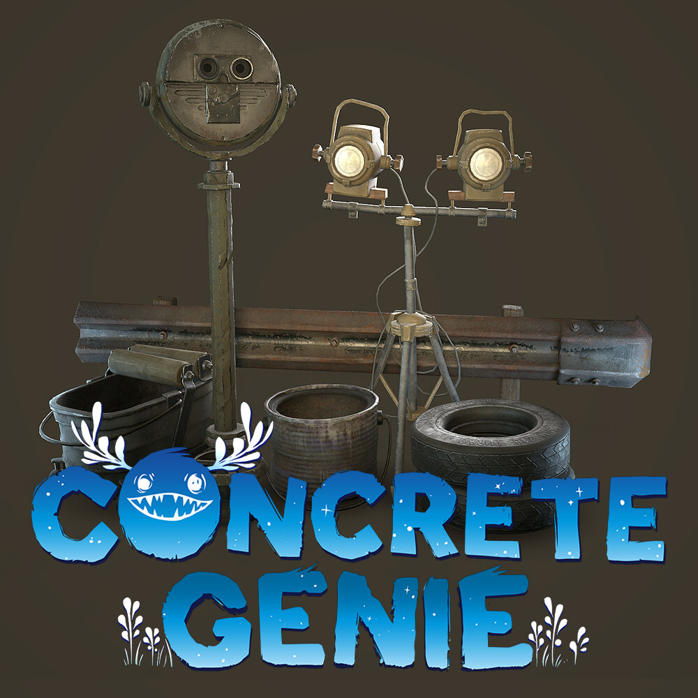 ArtStation - Concrete Genie - Assorted Props