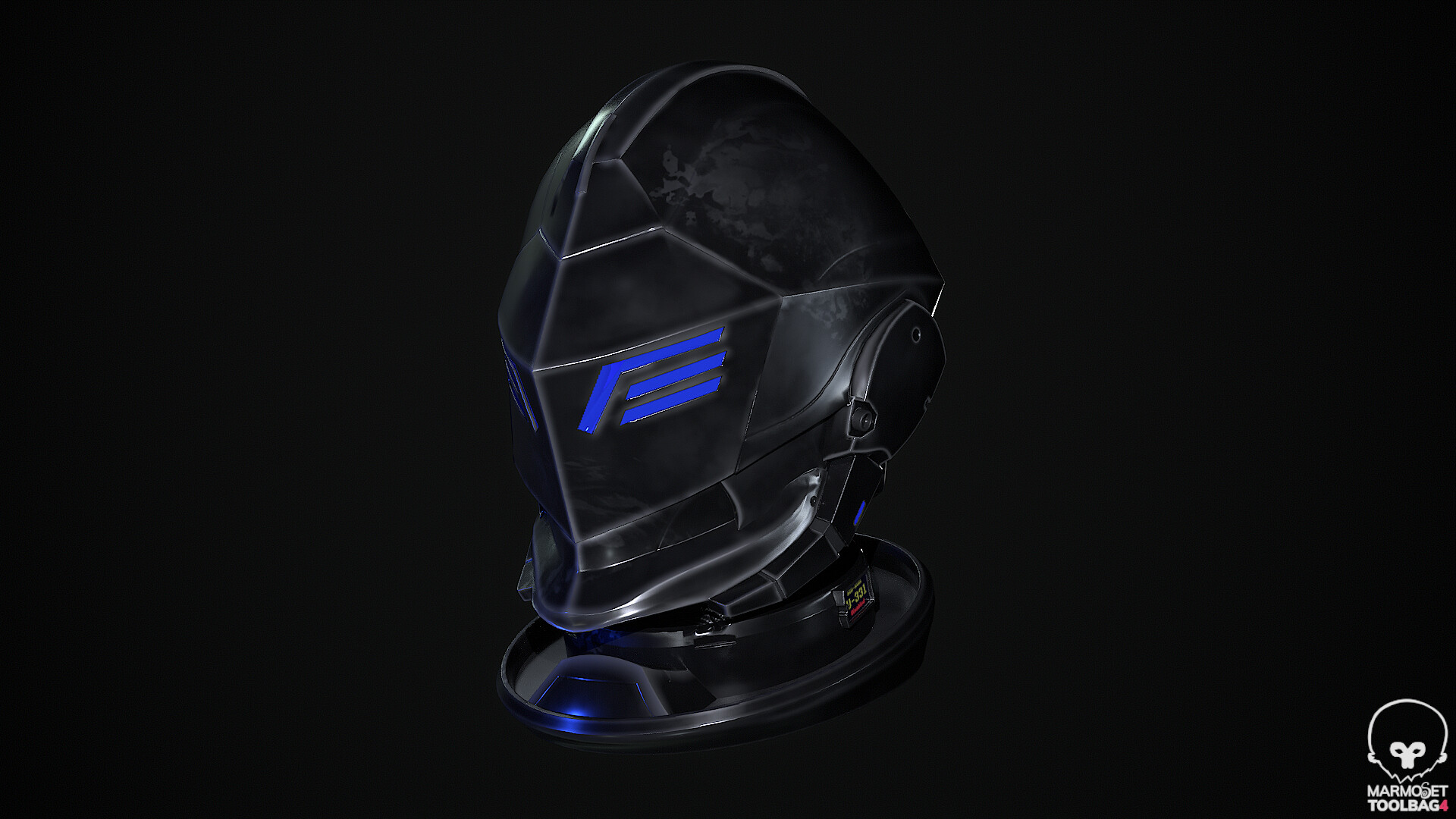 ArtStation - Sci-Fi Helmet - Zbrush Hardsurface Model