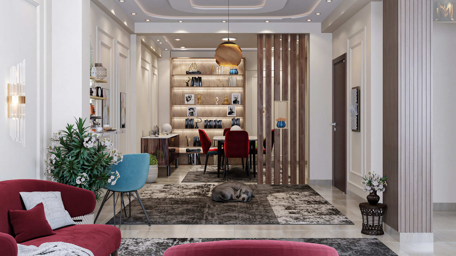 ArtStation - New Design For A Reception & Dining Area& Coffe Corner