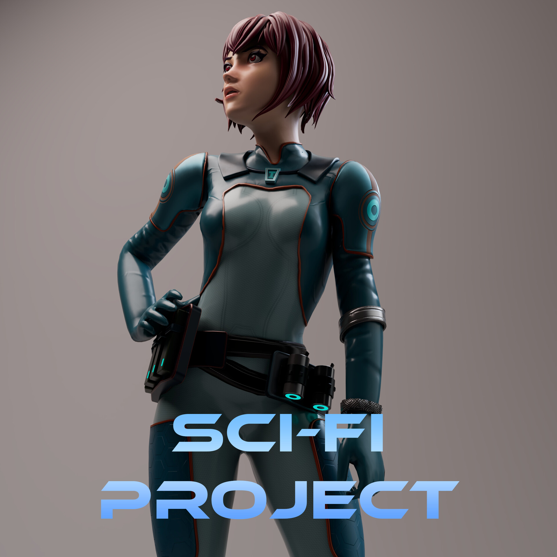 ArtStation - SCI-FI Character Project