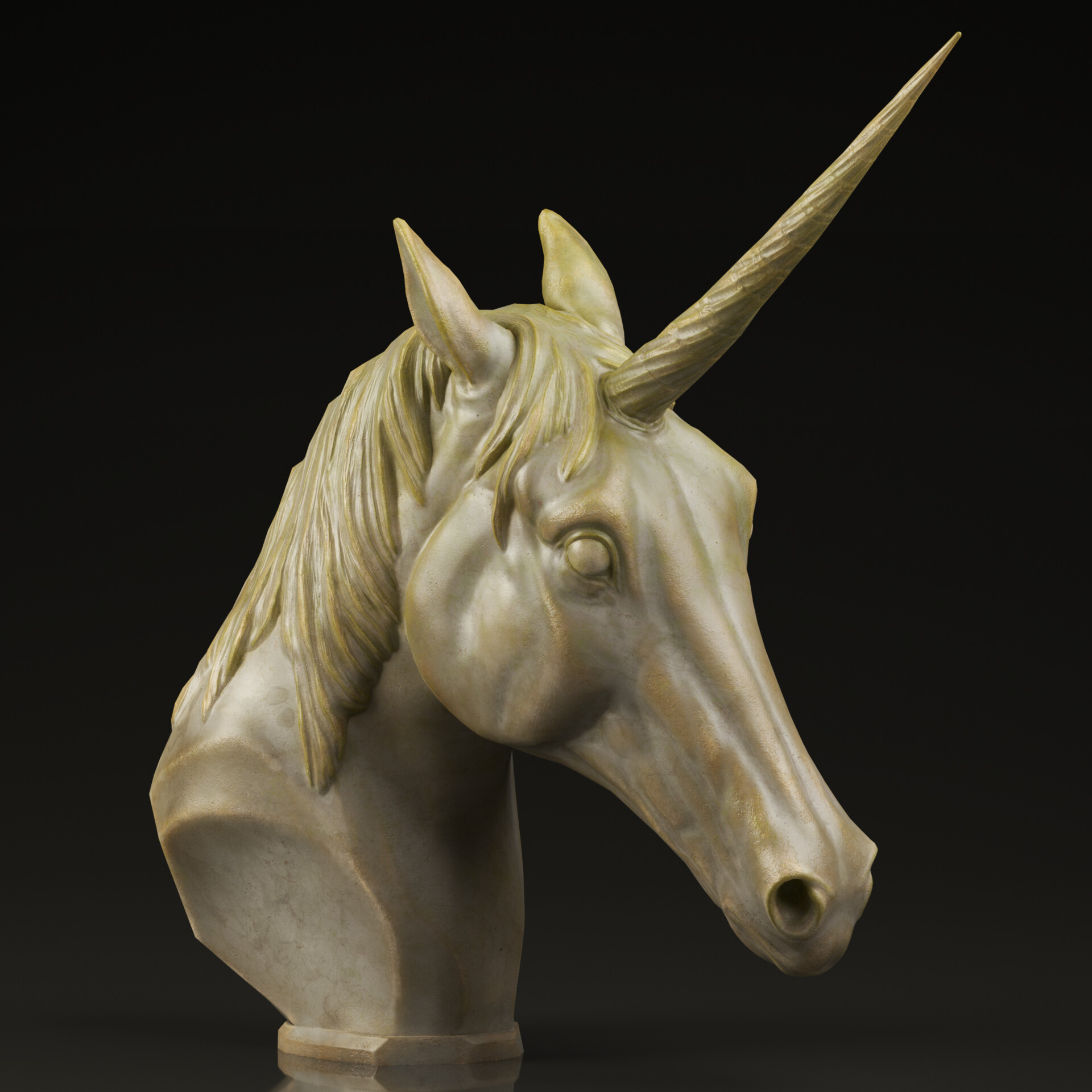 ArtStation - Unicorn bust