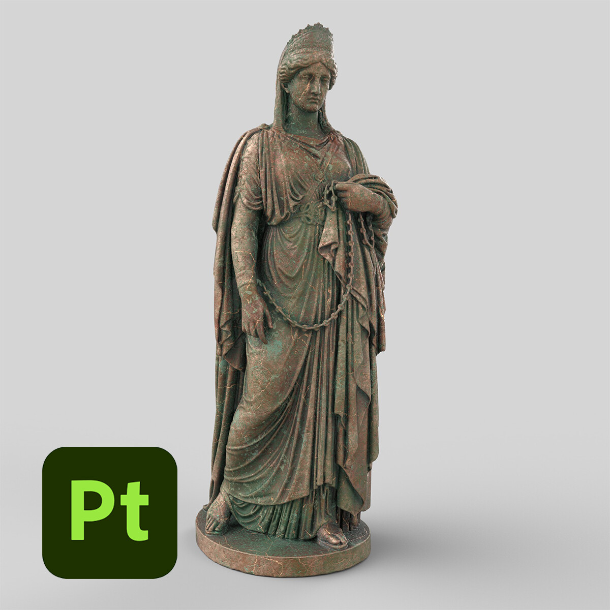 ArtStation - Texturing of Zenobia in Chains Part II