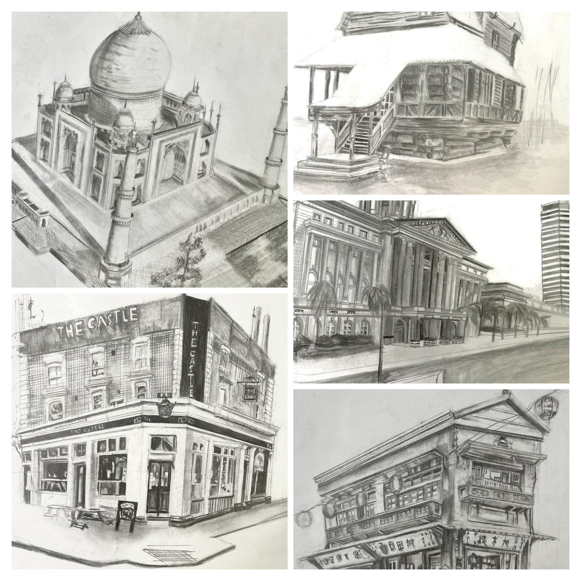 ArtStation - Observational Buildings sketches (version July)