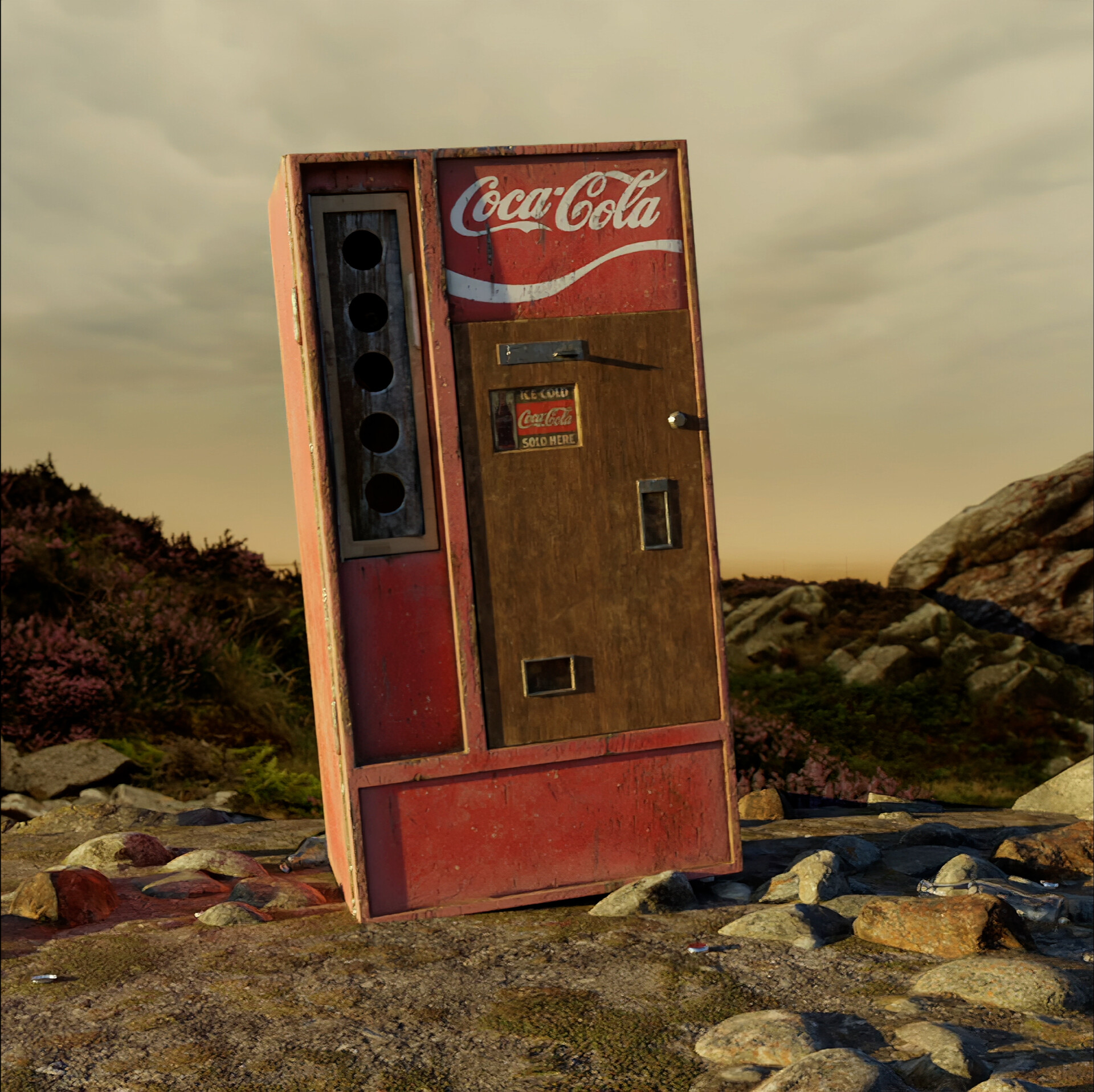 ArtStation - Cola machine