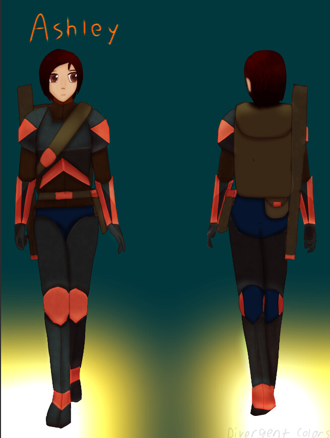 ArtStation - Original Character Design: Ashley